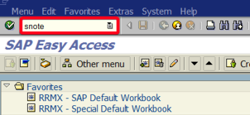 How to check and implement SAP Note using transaction SNOTE? - SAPported