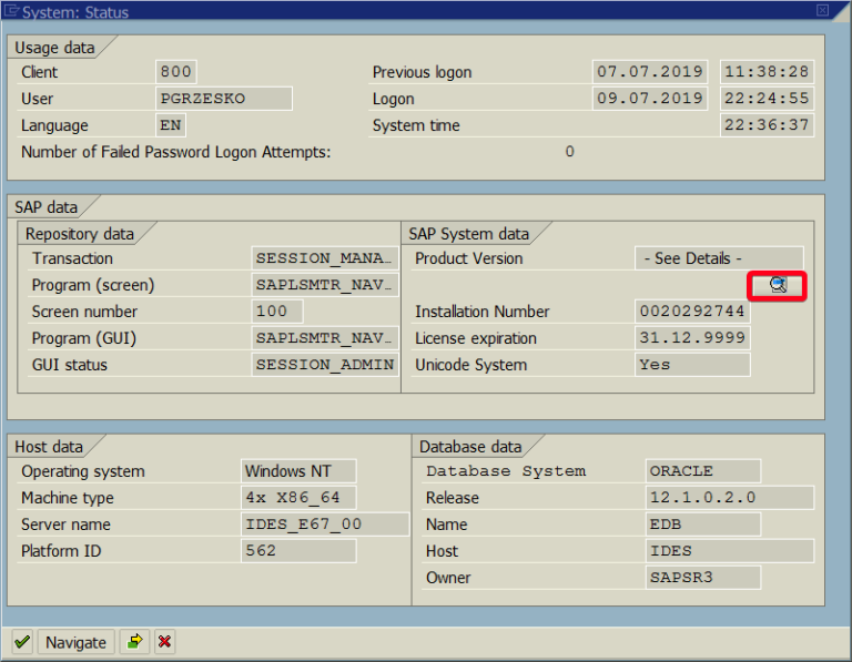How to check your SAP ERP system version? - SAPported