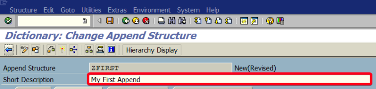 How To Create Append Into Standard Sap Table In Transaction Se11 Sapported
