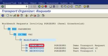 How to delete transport request in transaction SE10? - SAPported