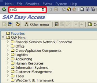 How to find transport with specific customizing in SE03? - SAPported