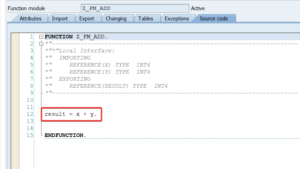 How to create ABAP Function Module in SAP using transaction SE37? - SAPported
