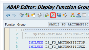 How to create ABAP Function Group in SAP using transaction SE37 ...
