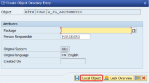 How to create ABAP Function Group in SAP using transaction SE37 ...